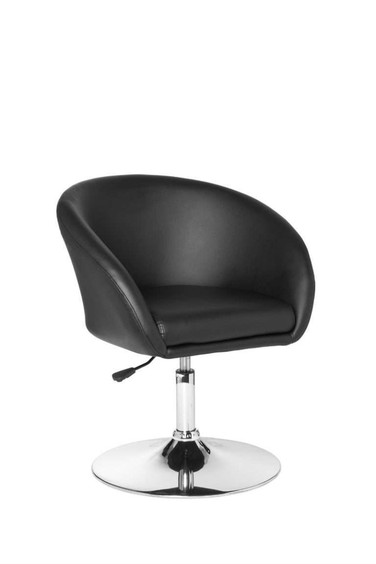 Design Relaxsessel Loungesessel Kunstleder Cocktailsessel schwarz kaufen